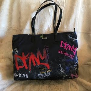 Dkny | Bags | Dkny Gigi Graffiti Tote | Poshmark
